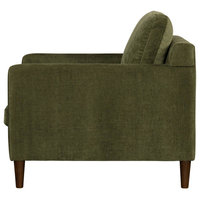 Las Vegas Upholstered Club Chair - Midcentury - Armchairs And Accent ...