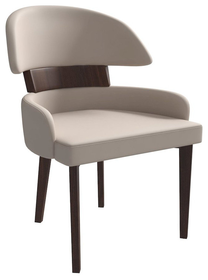 Ethos Collection Modern Wooden Dining Chair in Toupe - Modern - Dining ...