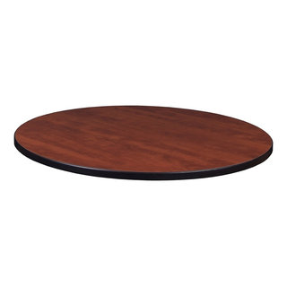 42" Round Laminate Table Top, Cherry/Maple, 42" - Transitional - Table ...