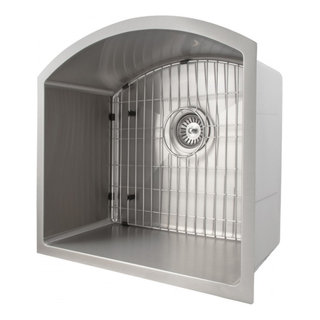 ZLINE 22 In. Under Mount Sink, Stainless Steel, Single Bowl, SCS-22 ...