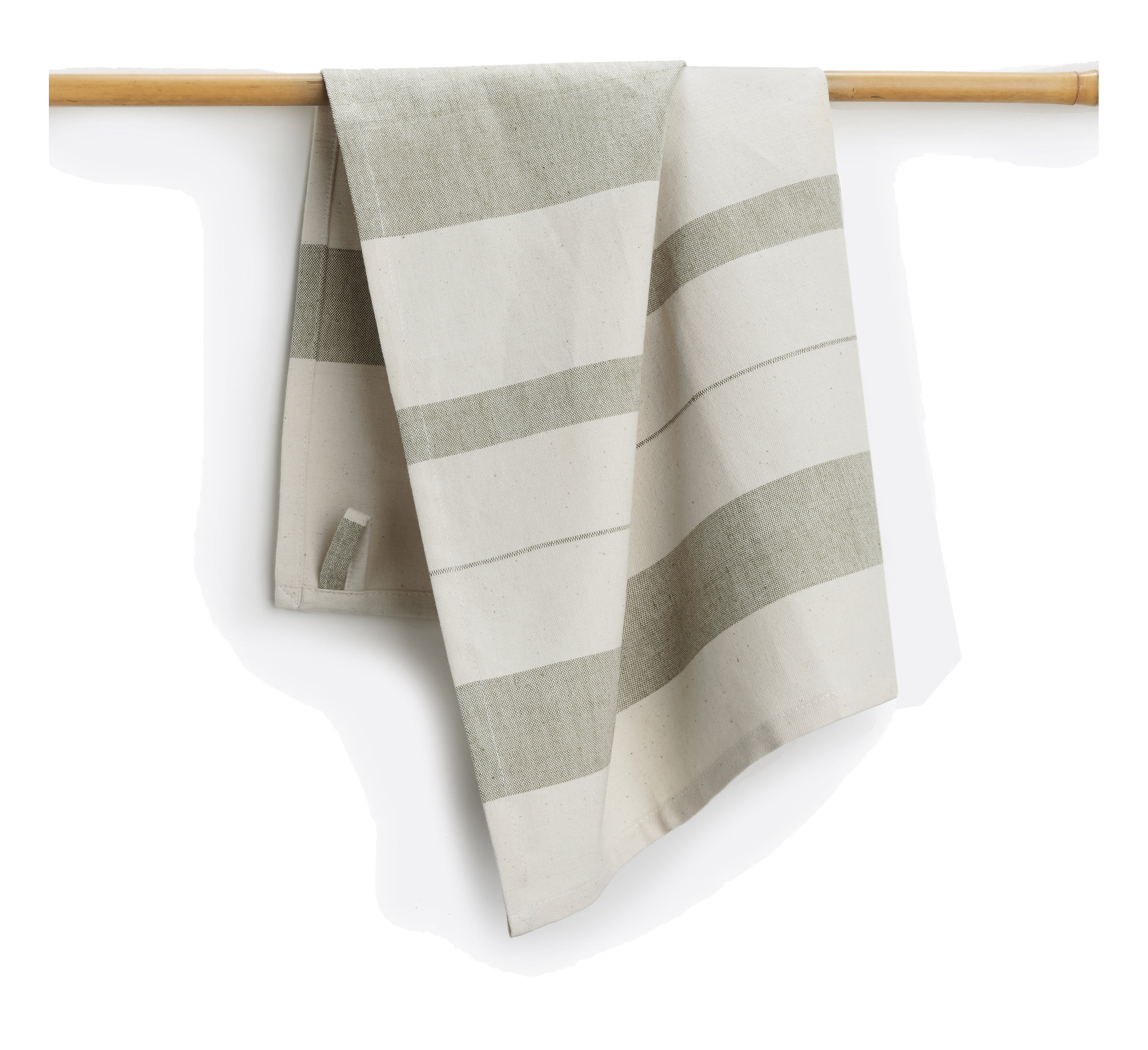 Sage Handwoven Cotton Kitchen Towel, 27"x19" - Contemporary - Dish ...