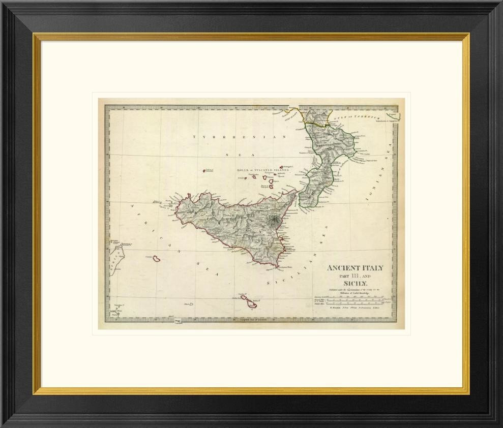 Ancient Italy Iii, 1830, 26"x1.5"x22", 26"x1.5"x22" - Traditional ...