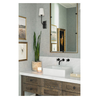 Chasing the Dream-Powder Room - Transitional - Powder Room - Sacramento ...