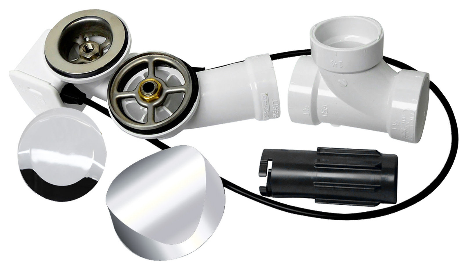 Avano OPTOF-A Alpha Cable Operated Tub Waste and Overflow - Bathroom ...