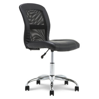 Serta Essential Armless Desk Chair with Breathable Lightweight Mesh ...