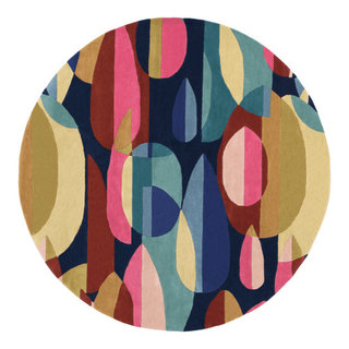 Surya Forum Area Rug, 4' Round - Contemporary - Area Rugs - by FlairD ...