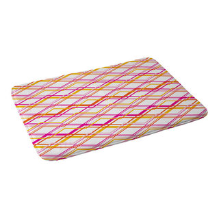 Heather Dutton Intersection Bright Memory Foam Bath Mat, 34"x21 ...
