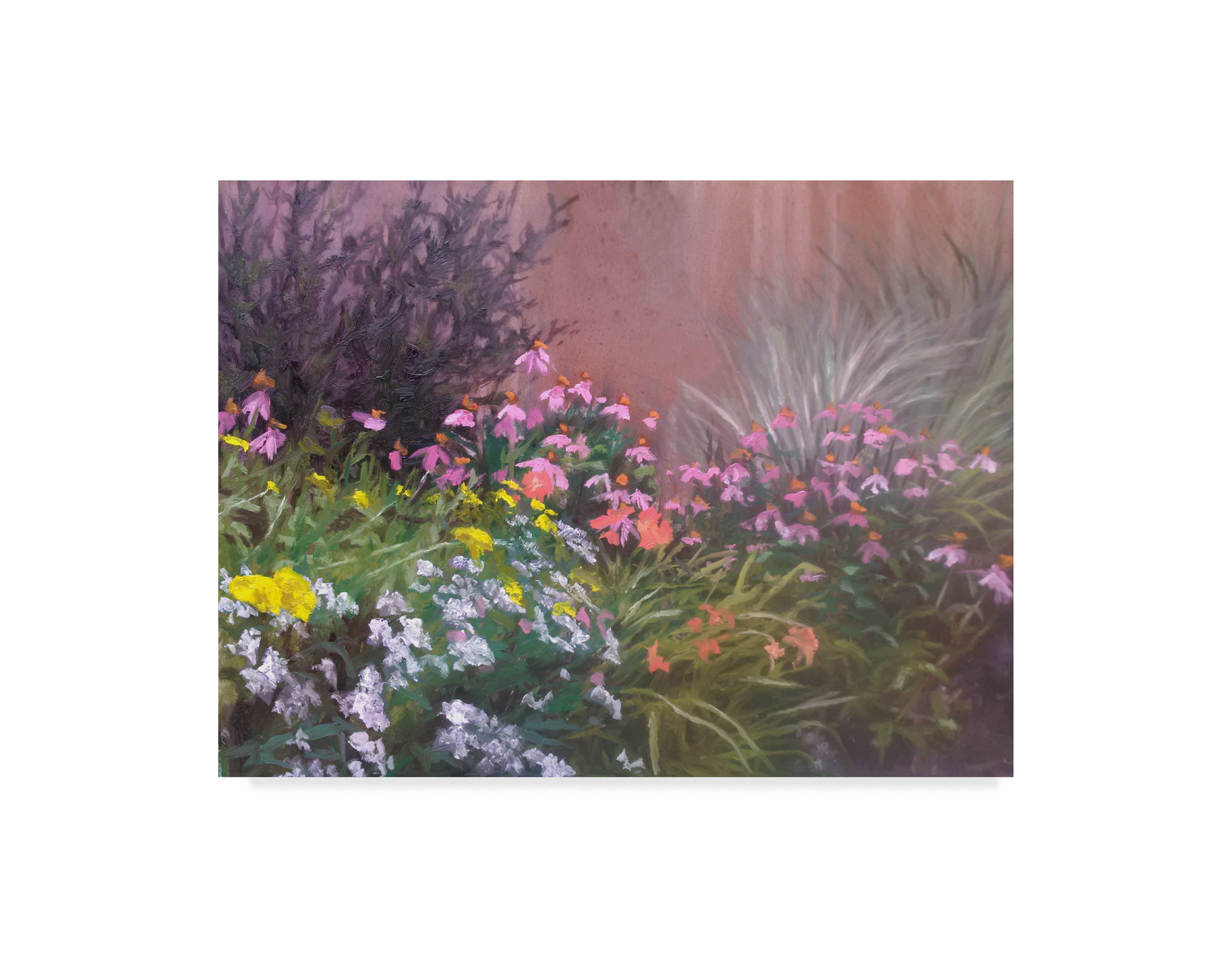 Rusty Frentner 'Colorful Garden' Canvas Art, 19"x14" - Contemporary ...