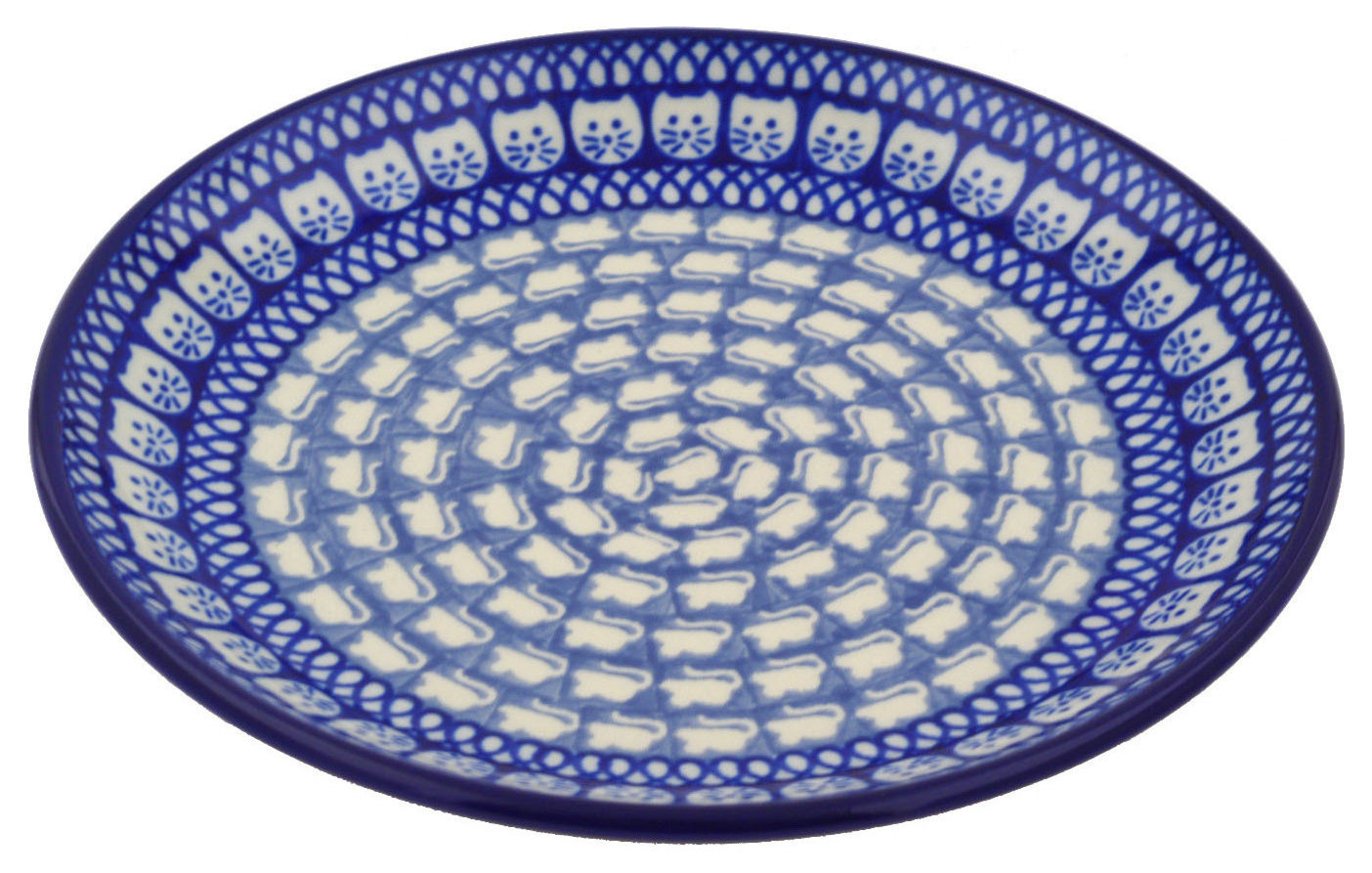 Polmedia Polish Pottery 8" Stoneware Plate - Traditional - Serving ...