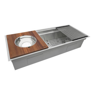 17 X 16" Dual-Tier Replacement Wood Platform For Workstation Sink ...
