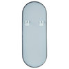 Vinnova Luarca 18 in. W x 48 in. H Oval Metal Wall Mirror ...