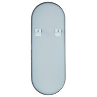 Vinnova Luarca 18 in. W x 48 in. H Oval Metal Wall Mirror ...