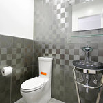 Fresca Ordinato Corner Mount Glass Vanity - Contemporary - Bathroom ...