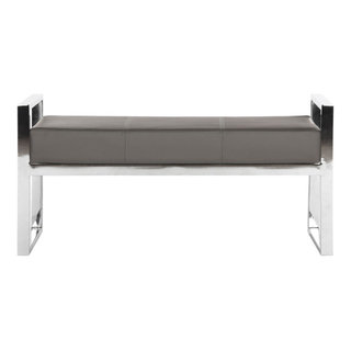 Mattie Bench Grey - Contemporary - Upholstered Benches - by Love Sofa ...