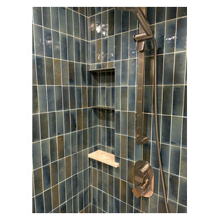 Aquamarine Allure - Midcentury - Bathroom - Ottawa - by Barbara Purdy ...