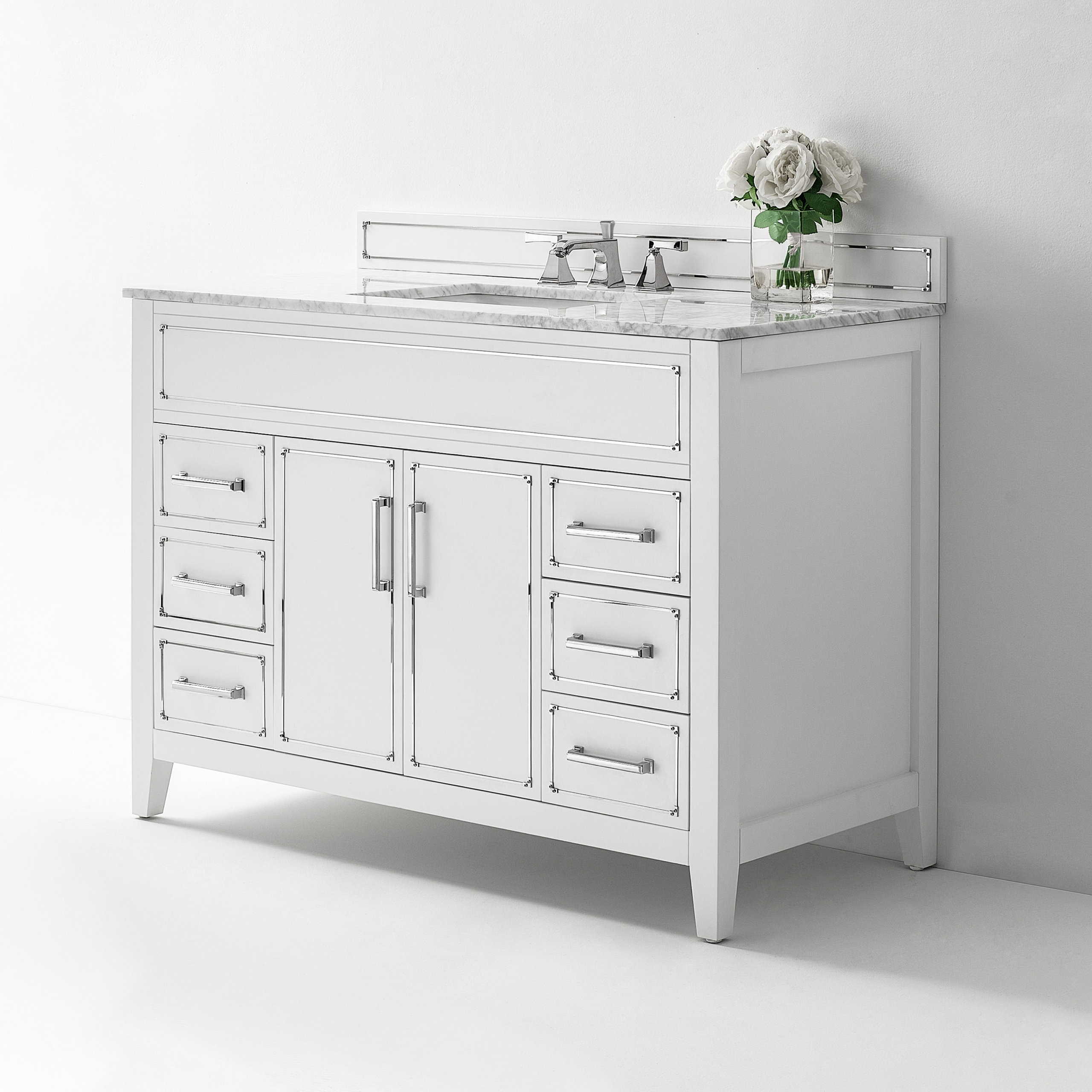 Aspen Bathroom Vanity Set, 48" - Transitional - Bathroom Vanities And ...