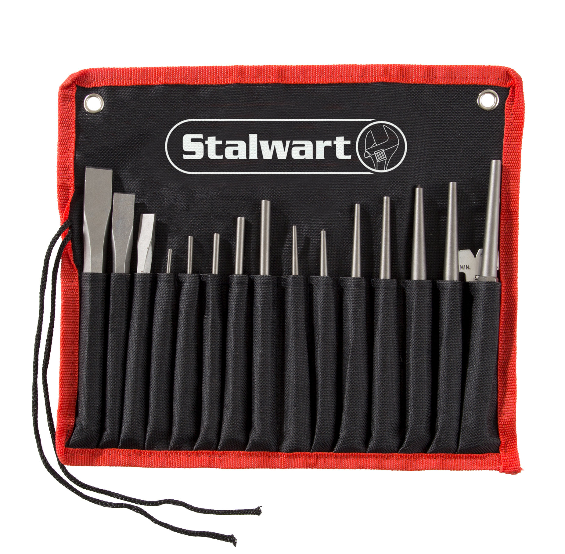 16-Piece Punch And Chisel Set With Punches, Chisels, Gauge, Storage ...