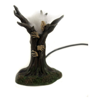 Haunted - One 5.25 Inch, Resin - Halloween Lit Tree 6005568, 5.25 In H ...