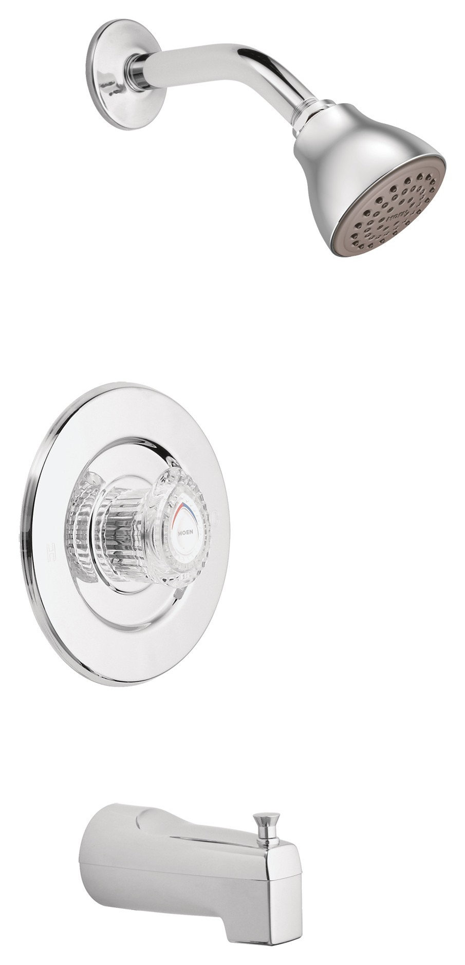 Moen Chateau Chrome Standard Tub/Shower - Showerheads And Body Sprays ...