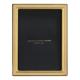 Cunill Droplets Gold Plated Frame, 4"x6" - Contemporary - Picture ...