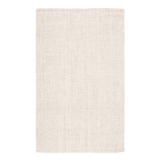 Safavieh Natural Fiber Nf747B Solid Color Rug, Bleach and Ivory, 4'0"x6 ...