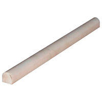Carrara White Polished Pencil Molding, 0.75"x12", Set of 50 ...