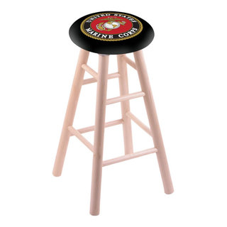 Holland RC United States Marine Corps 36" Maple Bar Stool - Natural ...
