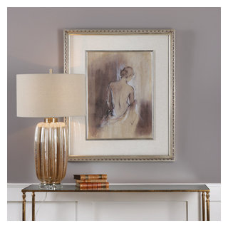 Uttermost Contemporary Draped Figure Feminine Art - Traditional ...