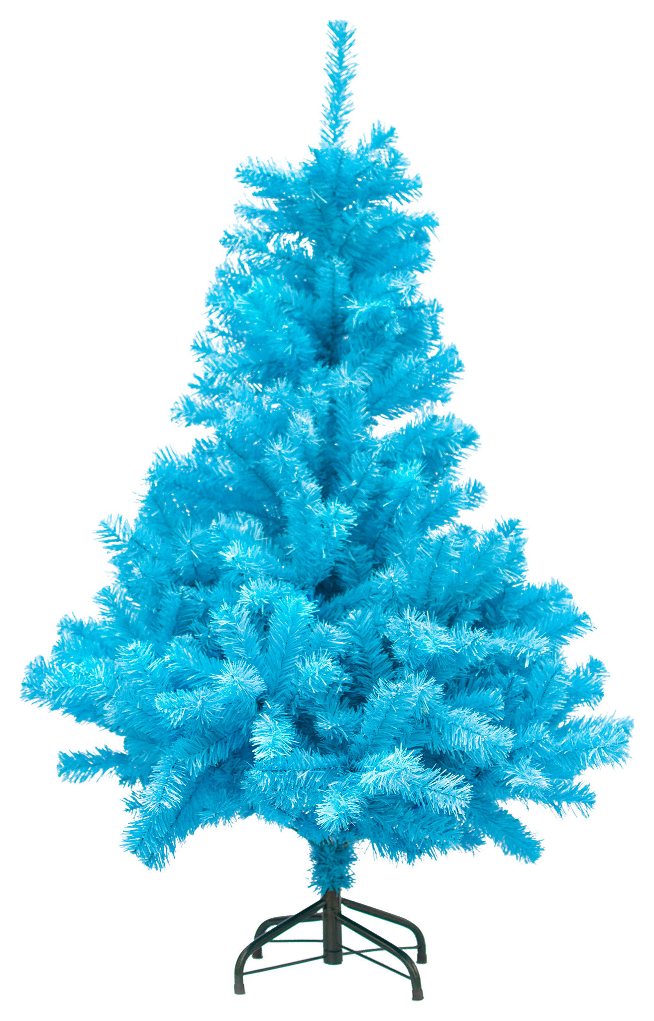 6' Cerulean Blue Pine Artificial Christmas Tree Unlit - Modern ...