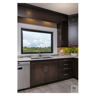 Large Black Awning Window in Gorgeous Kitchen - Renewal by Andersen ...
