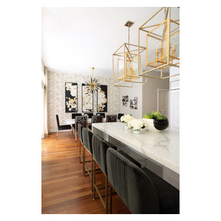 Modern Townhouse Bold Redesign - Modern - Dining Room - Philadelphia ...