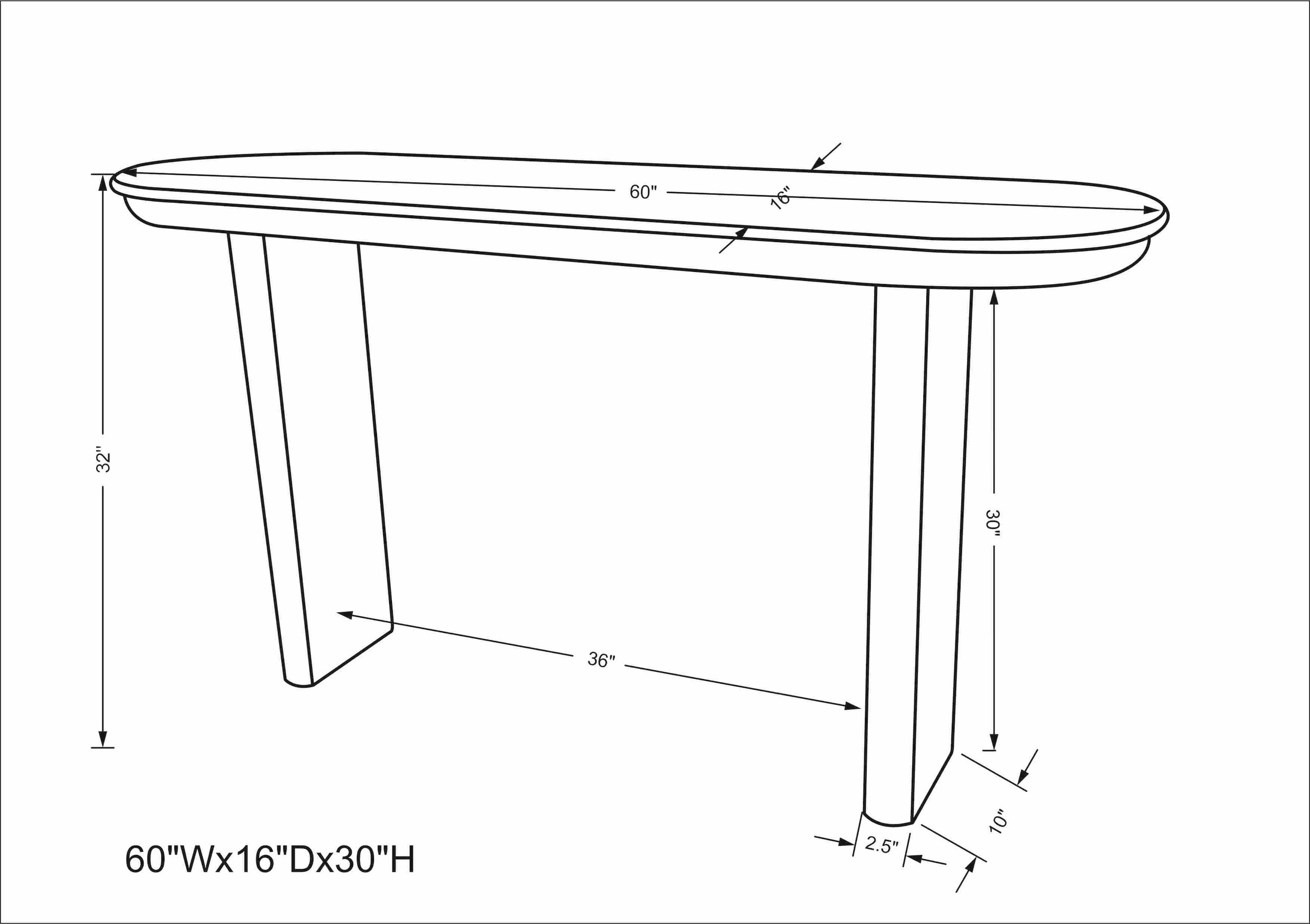 Ridge Console Table - Transitional - Console Tables - by HOME ACCENTS ...
