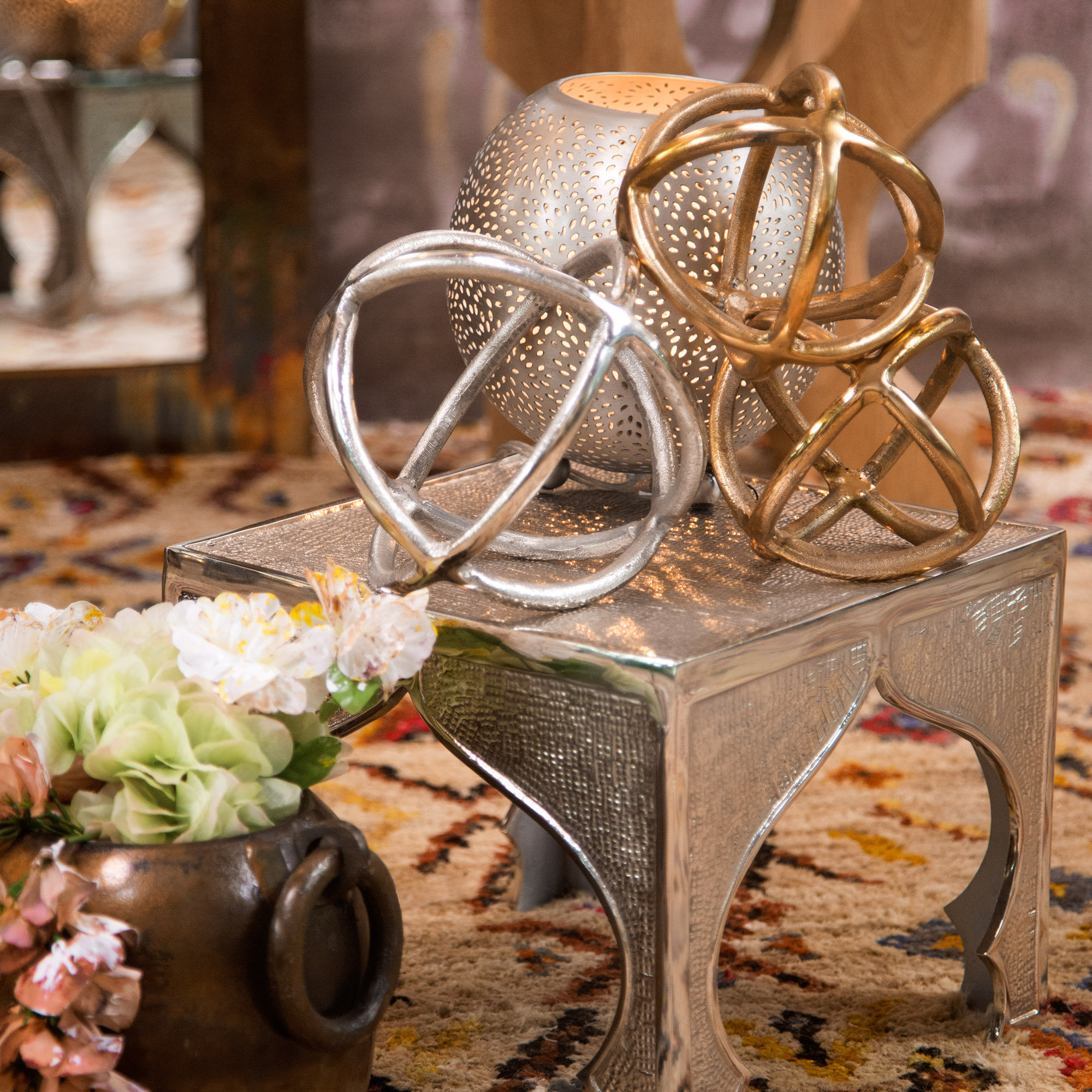 Azimuth Gold Statue - Transitional - Decorative Objects And Figurines ...