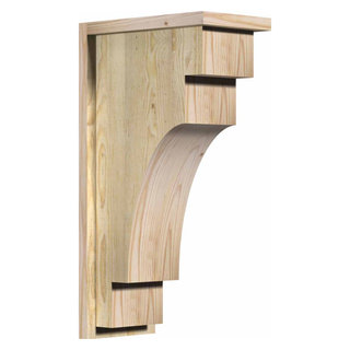 Mediterranean Corbel w/Backplate, 14"Dx26"H - Transitional - Corbels ...