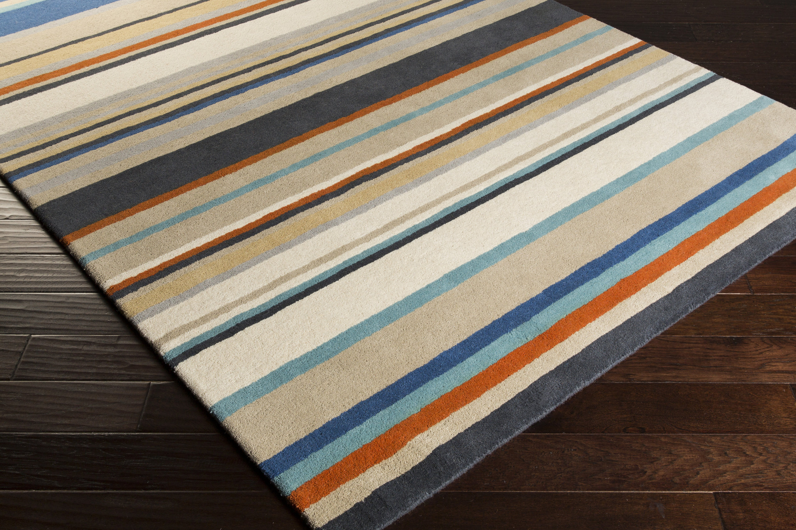 Hand Tufted Harlequin Wool Rug HQL-8026, 5' x 8' - Contemporary - Area ...