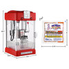 Pop Pup Popcorn Machine 2.5 Oz Kettle with 24-Pack of Pre-Measured ...