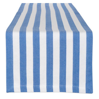 Fruit Punch Cabana Stripe Table Runner 13"x72", 13x72 - Beach Style ...