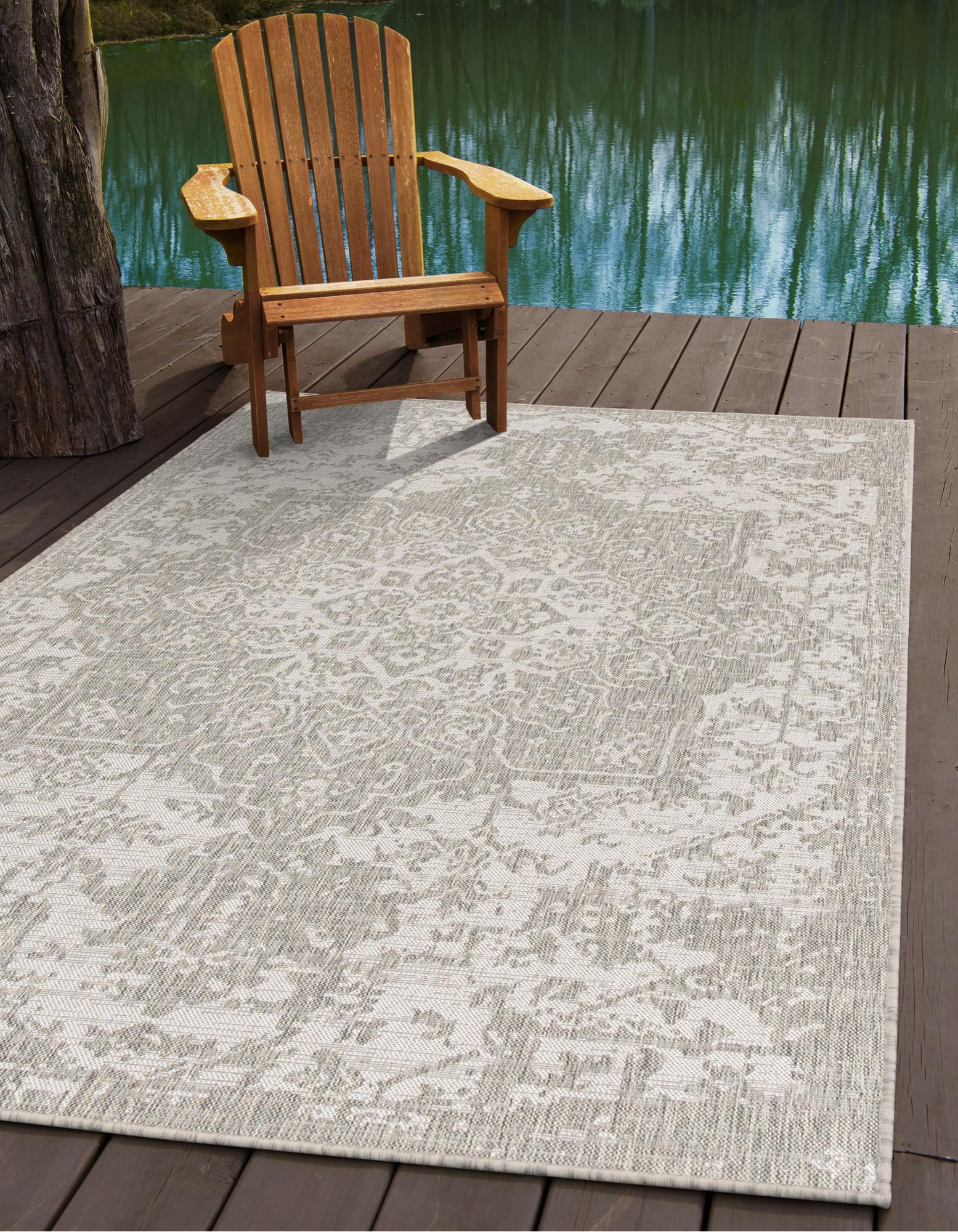 Jill Zarin Dubai Outdoor Rug, 10' 8 x 10' 8 Square - Contemporary ...
