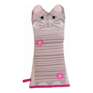 Margo Cat "Gauntlet" Oven Mitt - Contemporary - Oven Mitts And Pot ...