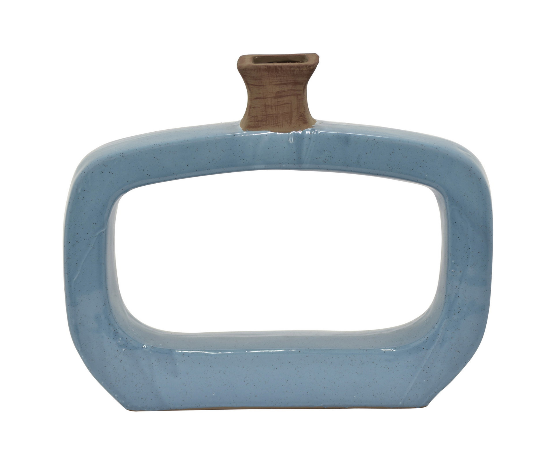 Plutus Brands Ceramic Vase, Blue Porcelain - Contemporary - Vases - by ...