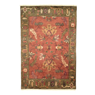 Safavieh Tibetan 200 TB240A Rust Rug, 6'x9' - Mediterranean - Area Rugs ...