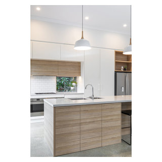 Scandi | Timber | White - Contemporary - Kitchen - Adelaide - by ...
