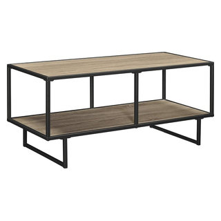 Modern Coffee Table With Metal Frame - Industrial - Coffee Tables - by ...