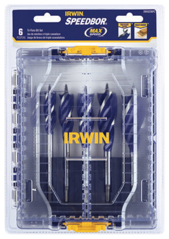 Irwin IWAX236PC Speedbor Max Drill Bit Set, 6 Piece - Power Tools - by ...