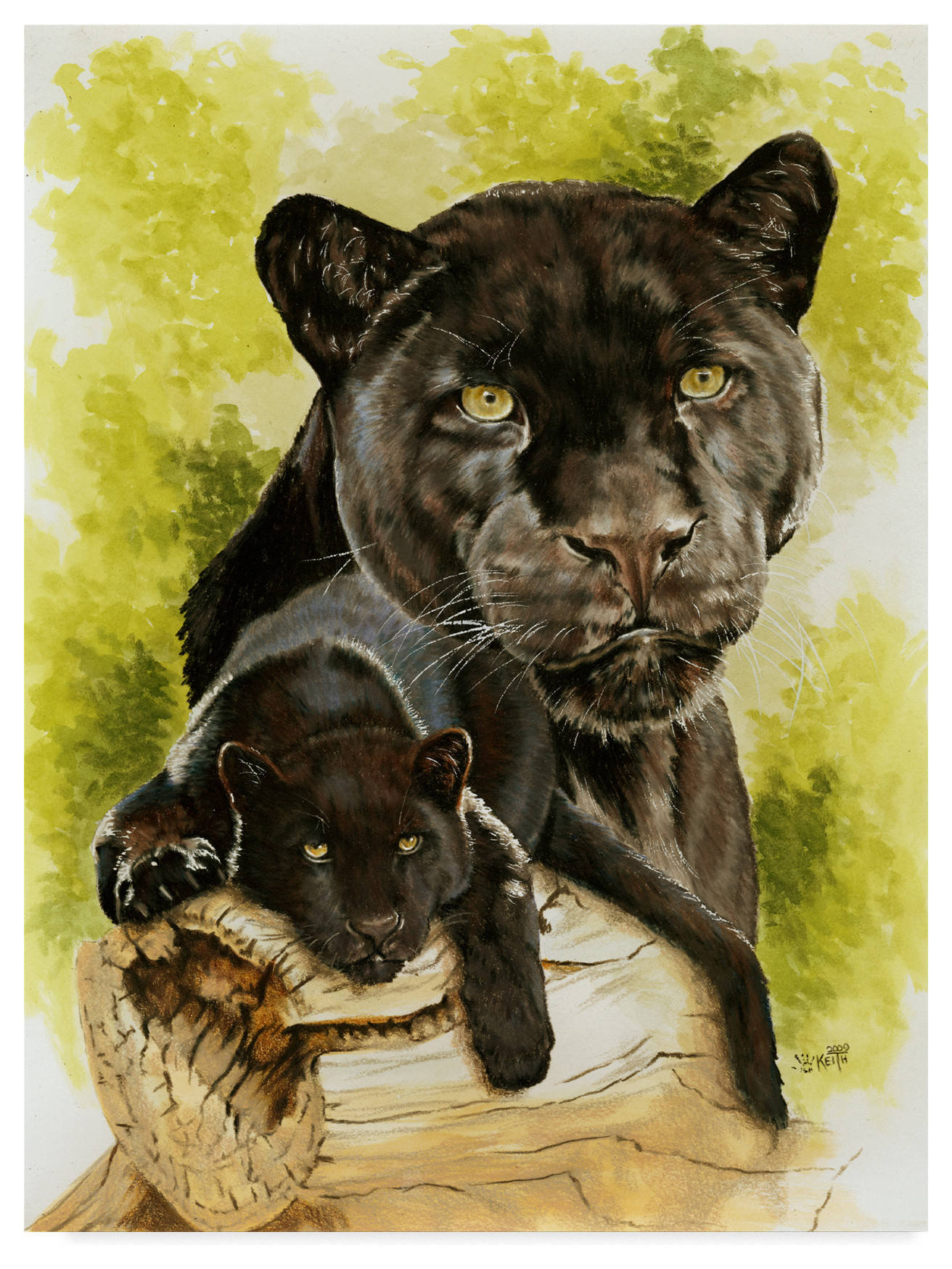 "Melancholy" by Barbara Keith, Canvas Art, 24"x18" - Contemporary ...