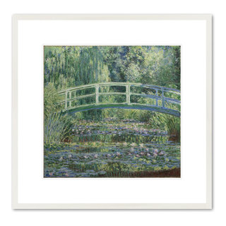 Water Lilies and Japanese Bridge, 22" x 28" - Prints And Posters - by ...