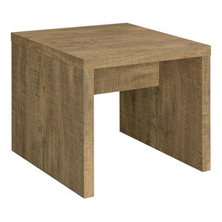 Lynette Square Engineered Wood End Table Mango - Side Tables And End Tables - by Gunel | Houzz