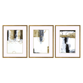 Paragon Neo Moderne I 3-Piece Set Artwork - Contemporary - Paintings ...