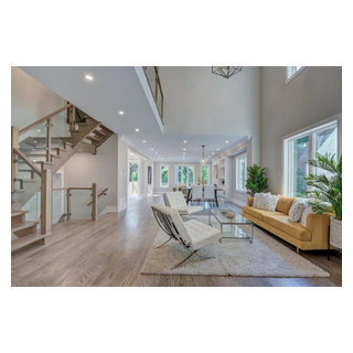 Open concept new build with 2 tiered ceilings - Minimalistisch ...