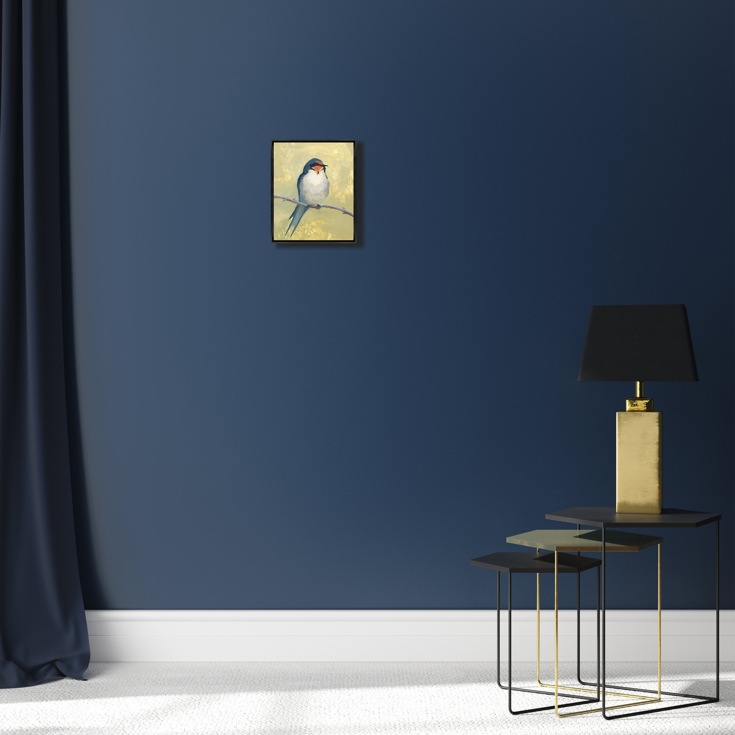 Small Blue Bird II, 30 x 38 - Contemporary - Prints And Posters - by ...